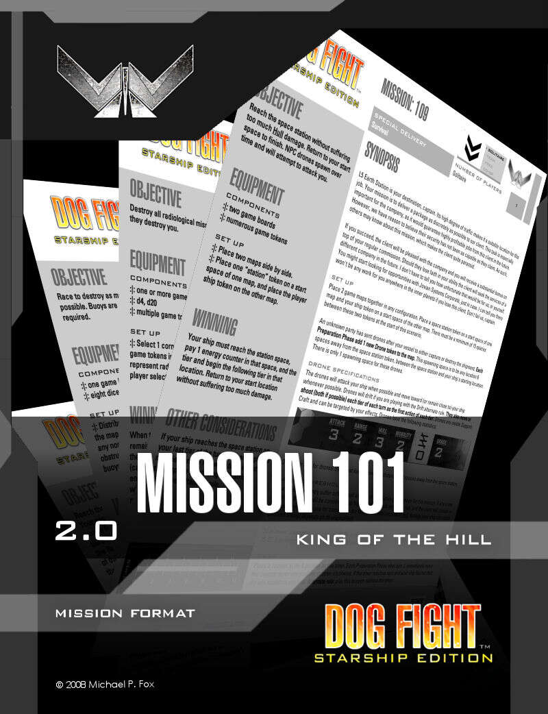 Dog Fight: Starship Edition Mission 101 - Fox Games | DriveThruRPG
