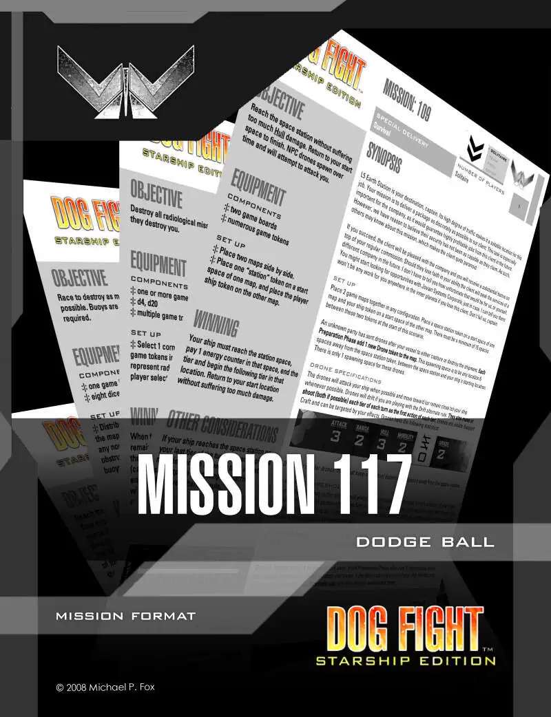 Dog Fight: Starship Edition Mission 117 - Fox Games | DriveThruRPG