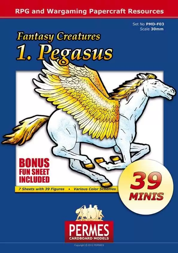 Fantasy Creatures - Set1: Pegasus - PERMES | Fantasy Series | Fantasy Series | DriveThruRPG