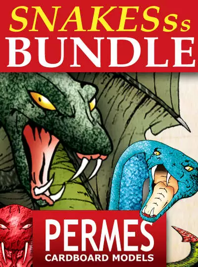 Fantasy Snakes x3 [BUNDLE] - PERMES | Scenery and Accessories | Fantasy ...