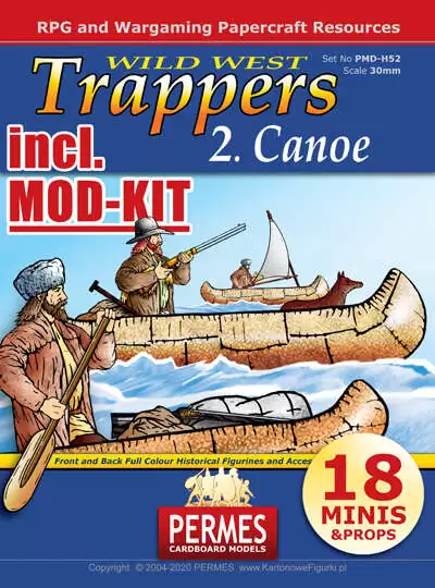 Wild West - Trappers 2 Canoe +MOD-KIT - PERMES | Historical Series ...