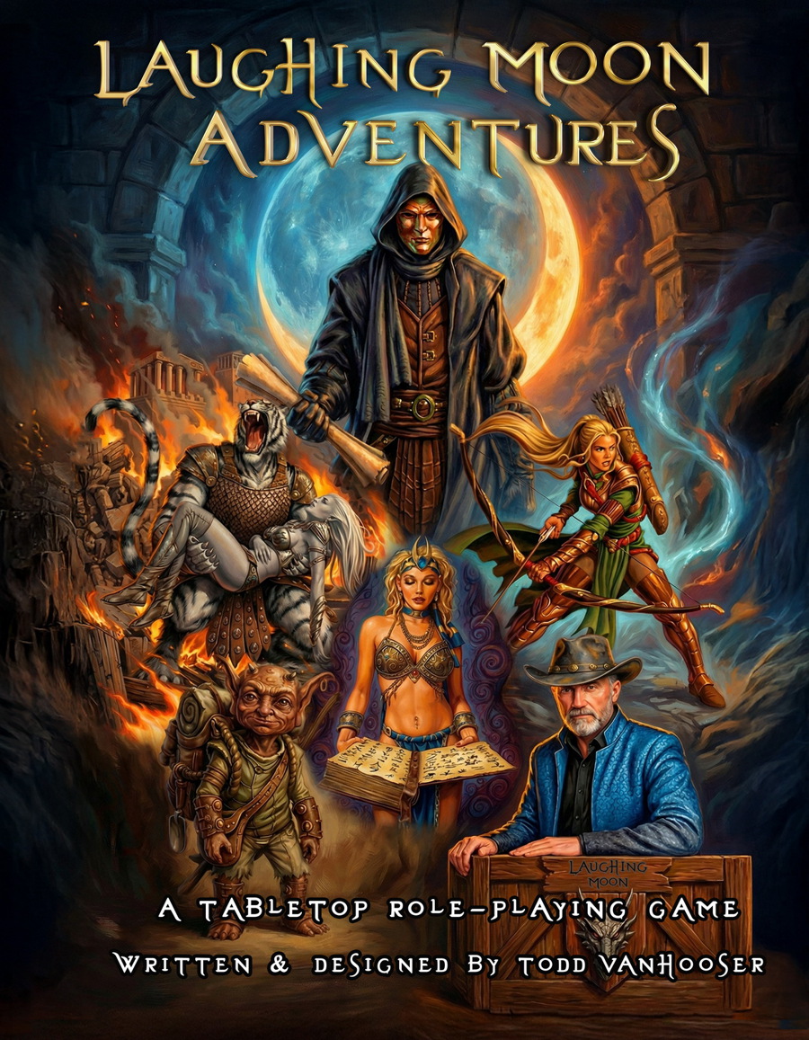 Laughing Moon Adventures Role-Playing Game - Laughing Moon | DriveThruRPG