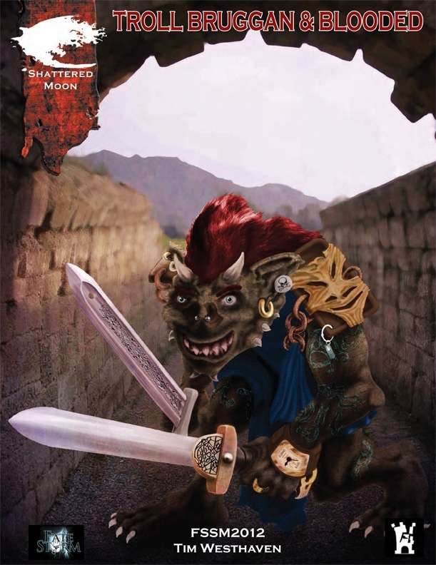 Shattered Moon Troll Bruggan and Blooded - Broken Tower | Shattered ...