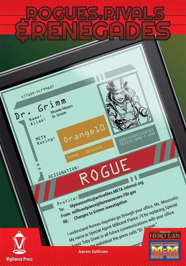 Rogues, Rivals & Renegades: Dr. Grimm - Vigilance Press | Supers | RRR ...