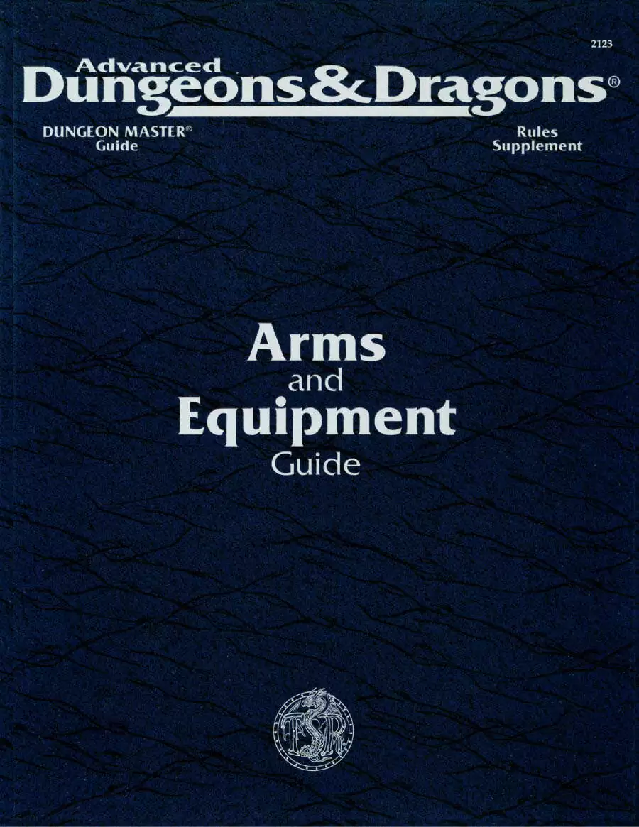 DMGR3 Arms and Equipment Guide (2e) - Wizards of the Coast | AD&D 2nd Ed. | AD&D 2nd Ed ...