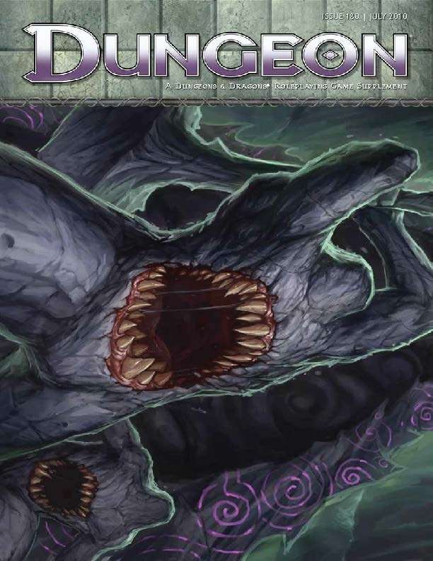 Dungeon #180 (4e) - Wizards of the Coast | Dungeons & Dragons 4e ...