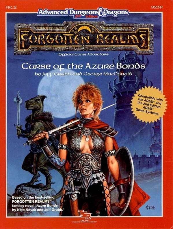 FRC2 Curse of the Azure Bonds (1e/2e) - Wizards of the Coast | AD&D 1st Ed. | AD&D 2nd Ed ...