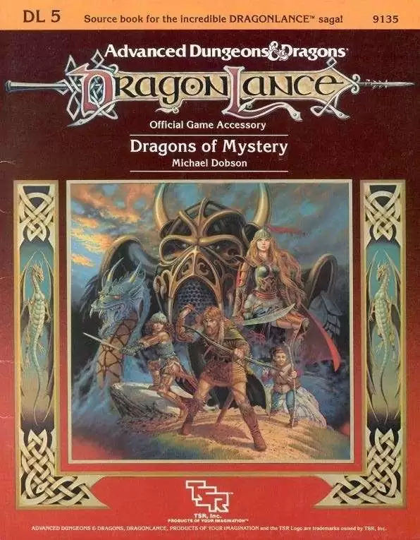 DL5 Dragons of Mystery (1e) - Wizards of the Coast | Dragonlance | AD&D 1st Ed. | Dragonlance ...