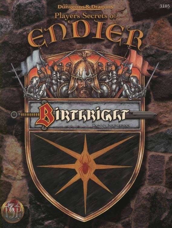 Player's Secrets of Endier (2e) - Wizards of the Coast | AD&D 2nd Ed ...