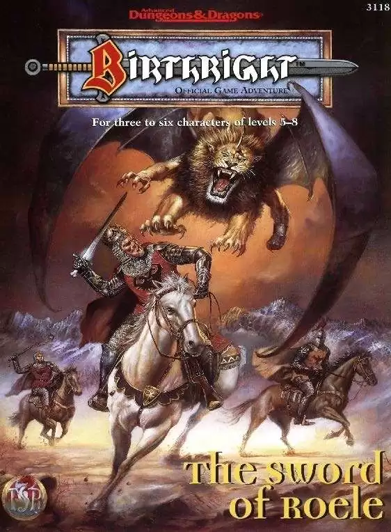The Sword of Roele (2e) - Wizards of the Coast | AD&D 2nd Ed ...