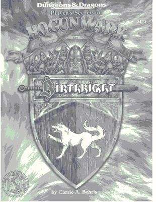 Player's Secrets of Hogunmark (2e) - Wizards of the Coast | Birthright ...