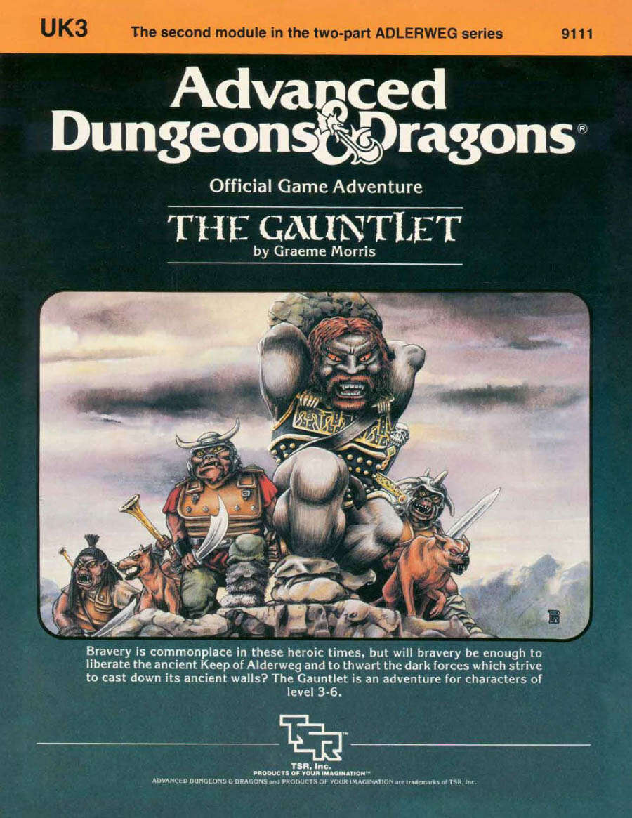 UK3 The Gauntlet (1e) - Wizards of the Coast | AD&D 1st Ed. | Adventures | AD&D 1st Ed ...