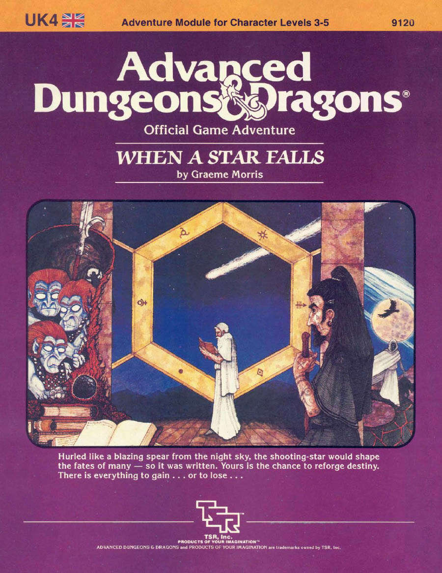 UK4 When a Star Falls (1e) - Wizards of the Coast | AD&D 1st Ed. | Adventures | AD&D 1st Ed ...
