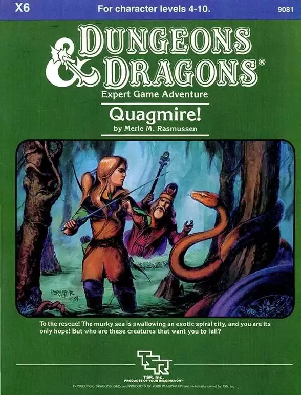 X6 Quagmire! (Basic) - Wizards of the Coast | D&D Basic | Adventure ...