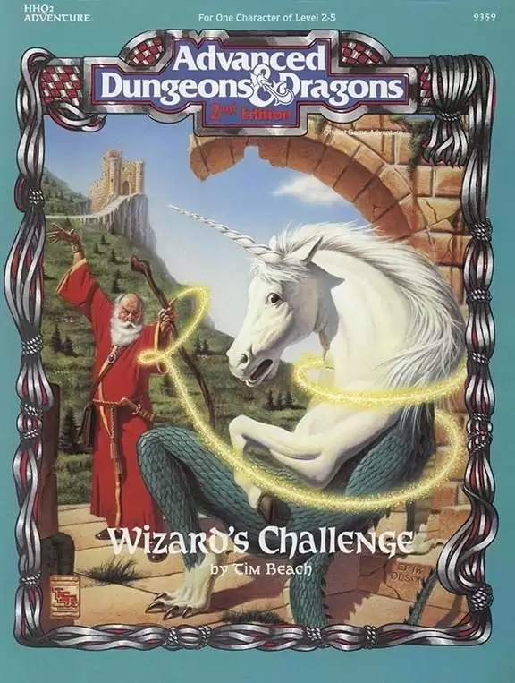 HHQ2 Wizard's Challenge (2e) - Wizards of the Coast | AD&D 2nd Ed ...