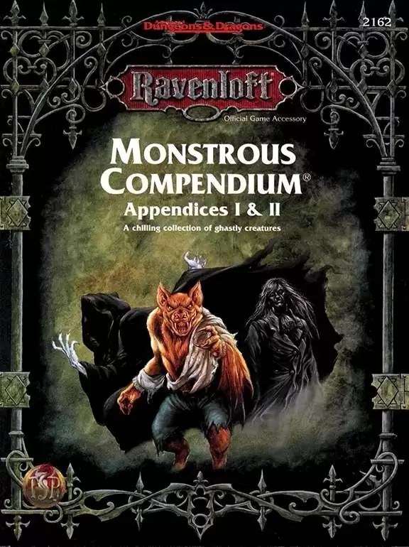 Monstrous Compendium Ravenloft Appendices I And Ii 2e Wizards Of 1905
