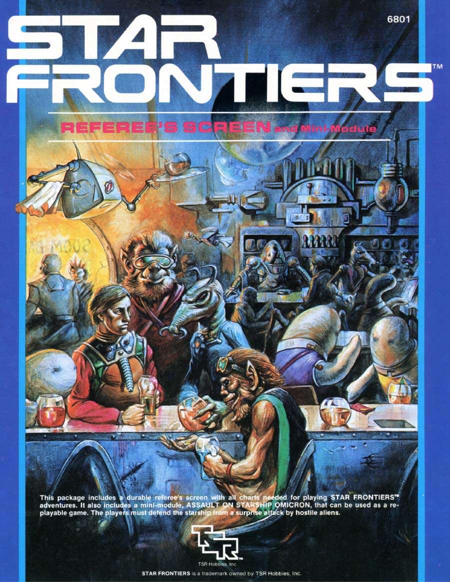 Star Frontiers: Referee's Screen and Mini-Module - Wizards of the Coast ...
