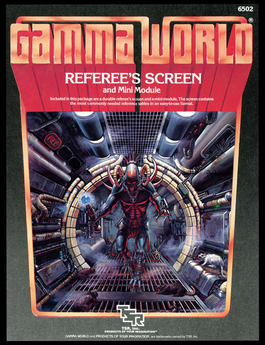 Gamma World Referee's Screen and Mini-Module - Wizards of the Coast ...