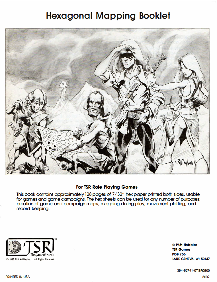 Hexagonal Mapping Booklet - Wizards of the Coast | DriveThruRPG