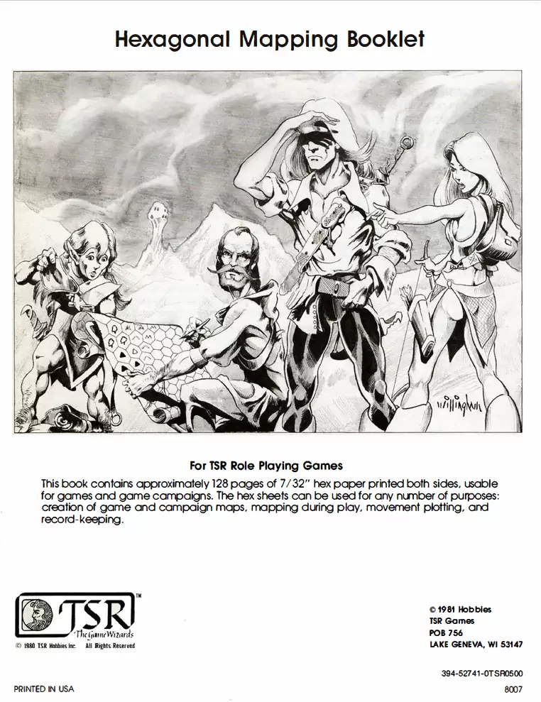 Hexagonal Mapping Booklet - Wizards of the Coast | DriveThruRPG