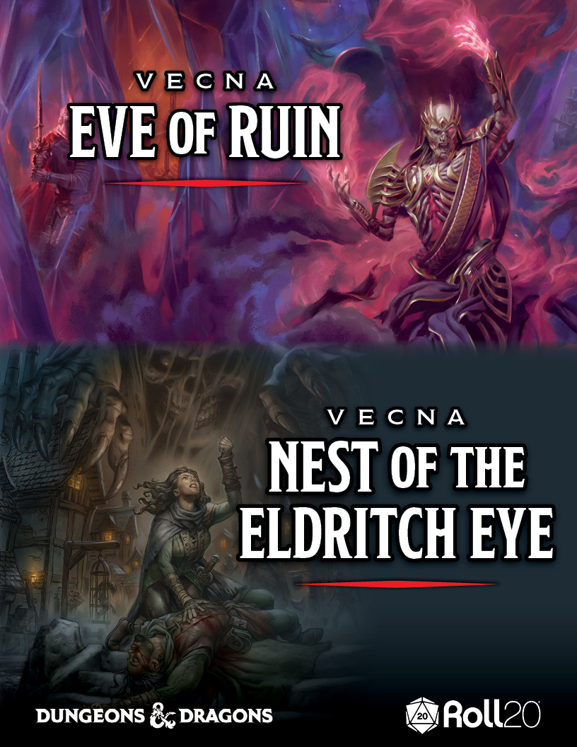 D&D Vecna: Eve of Ruin& Nest of the Eldritch Eye|Roll20 [BUNDLE ...