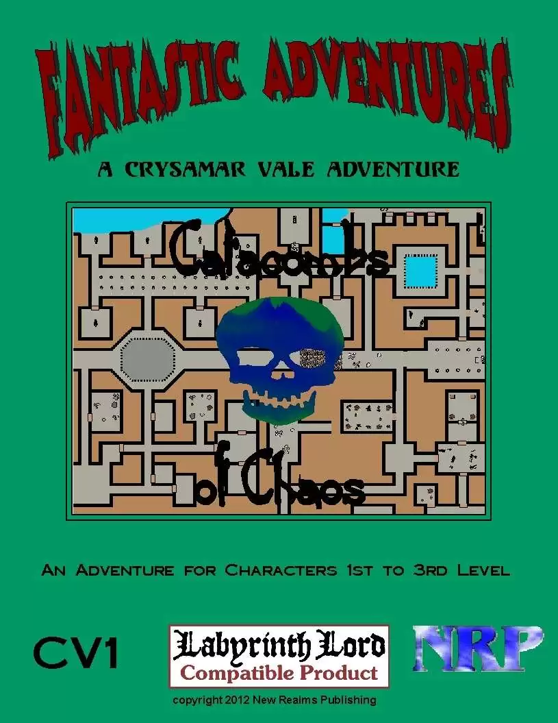 CV1 Catacombs of Chaos - New Realms Publishing | Old School Adventures ...