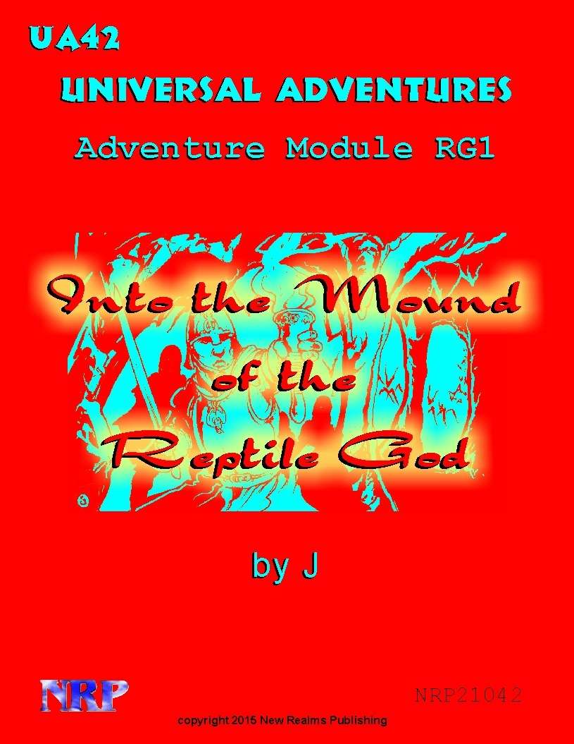 Universal Adventures Adventure Module RG1 Into the Mound of the Reptile ...
