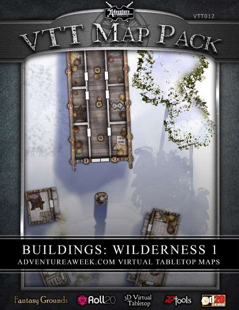 VTT MAP PACK: Buildings Wilderness 1 - AAW Games | VTT Map Packs ...