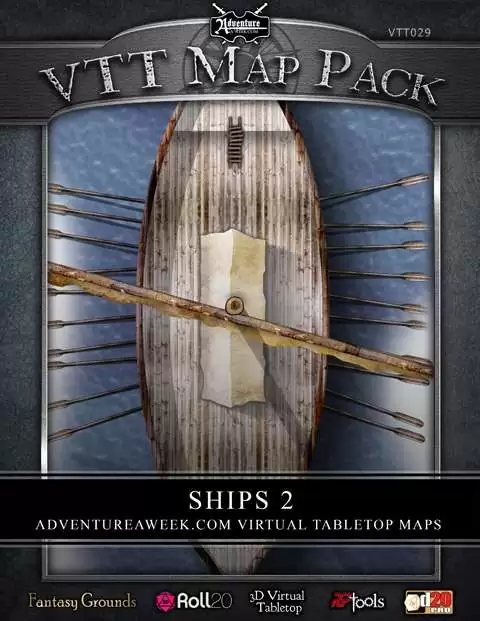 VTT MAP PACK: Ships 2 - AAW Games | VTT Map Packs | DriveThruRPG