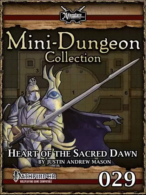 Mini-Dungeon #029: Heart of the Sacred Dawn - AAW Games | PF Mini ...