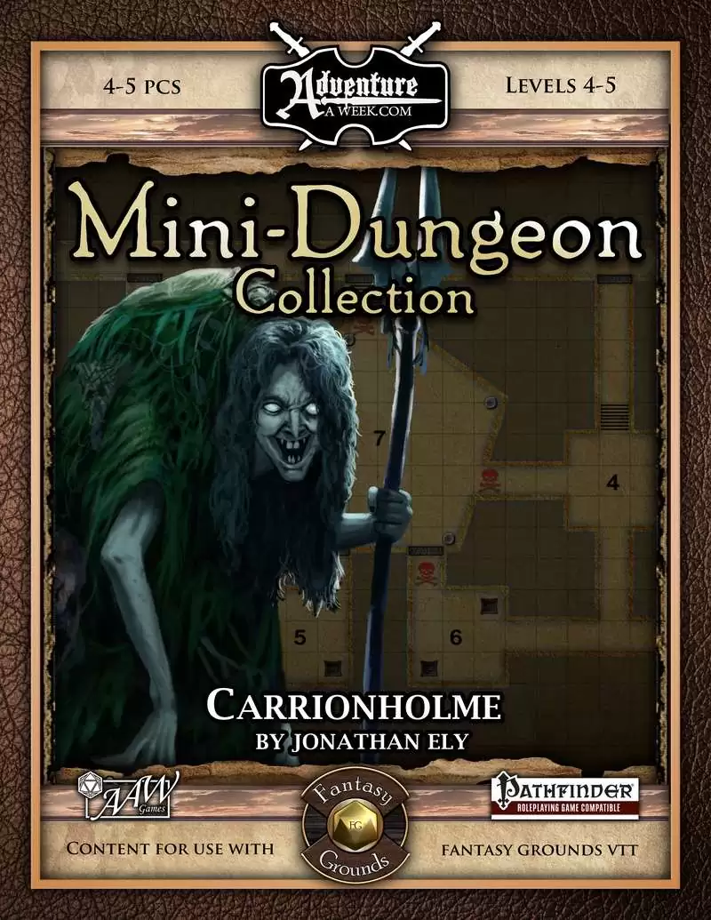 Mini-Dungeon #008: Carrionholme (Fantasy Grounds) - AAW Games | PF Mini ...