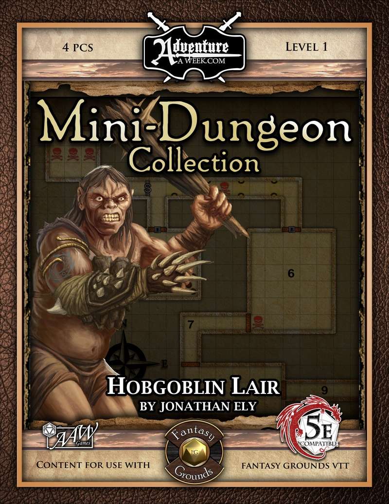 5E Mini-Dungeon #002: Hobgoblin Lair (Fantasy Grounds) - AAW Games ...