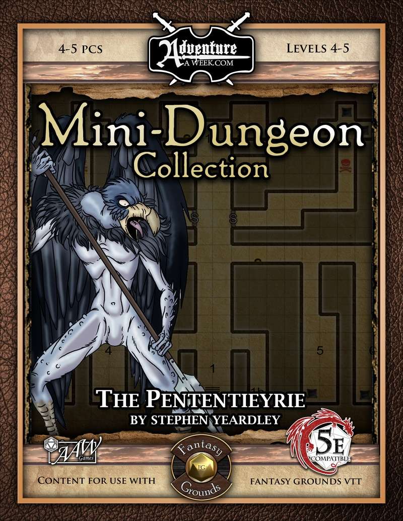 5E Mini-Dungeon #007: The Pententieyrie (Fantasy Grounds) - AAW Games ...