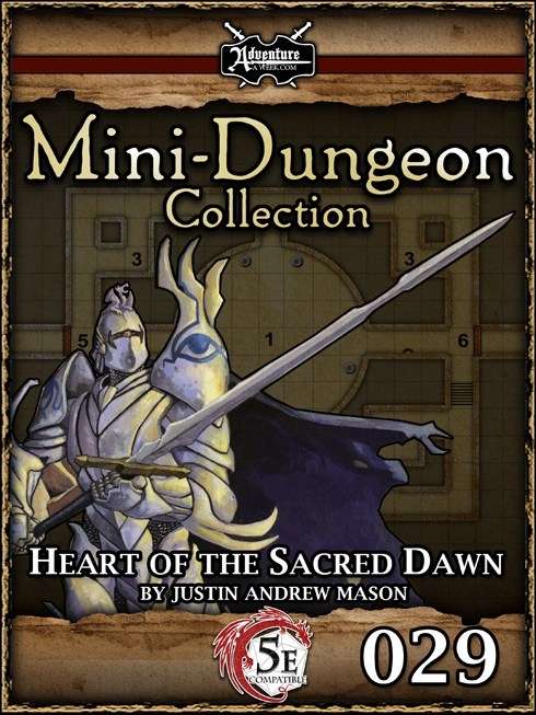 5E Mini-Dungeon #029: Heart of the Sacred Dawn - AAW Games | 5th ...