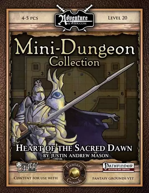Mini-Dungeon #029: Heart of the Sacred Dawn (Fantasy Grounds) - AAW ...