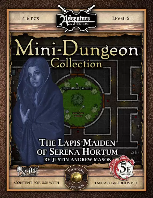 5E Mini-Dungeon #024: The Lapis Maiden of Serena Hortum (Fantasy ...