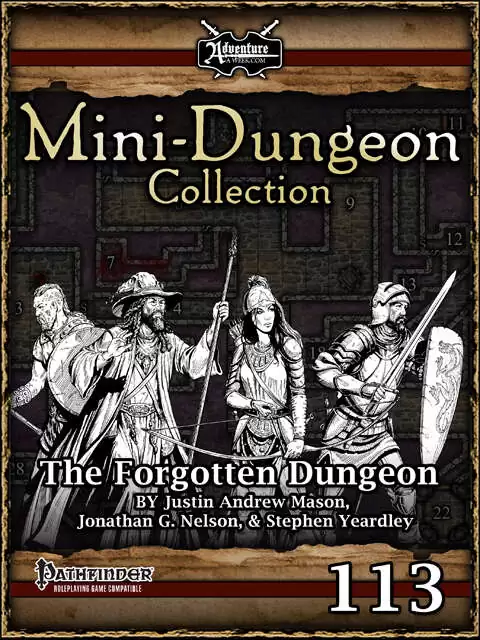 Mini-Dungeon #113: The Forgotten Dungeon - AAW Games | Mini-Dungeons ...