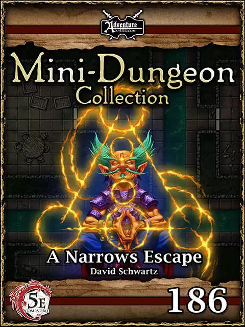 5E Mini-Dungeon #186: A Narrows Escape - AAW Games | 5th Edition | 5E ...