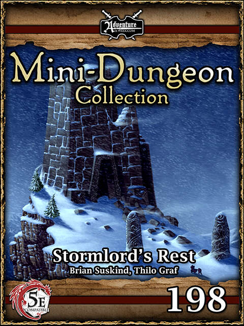 5E Mini-Dungeon #198: Stormlord's Rest - AAW Games | 5th Edition | 5E ...