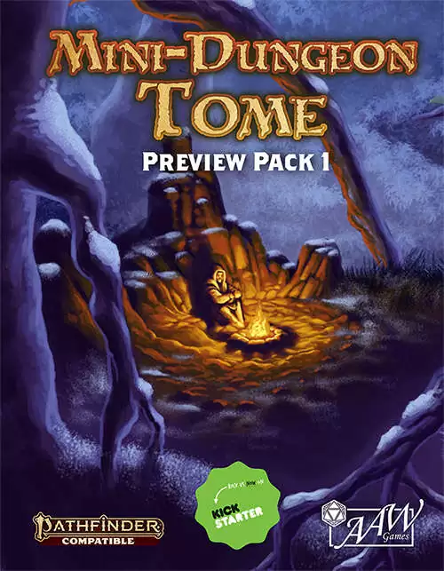 Mini-Dungeon Tome: Preview Pack #1 - AAW Games | DriveThruRPG