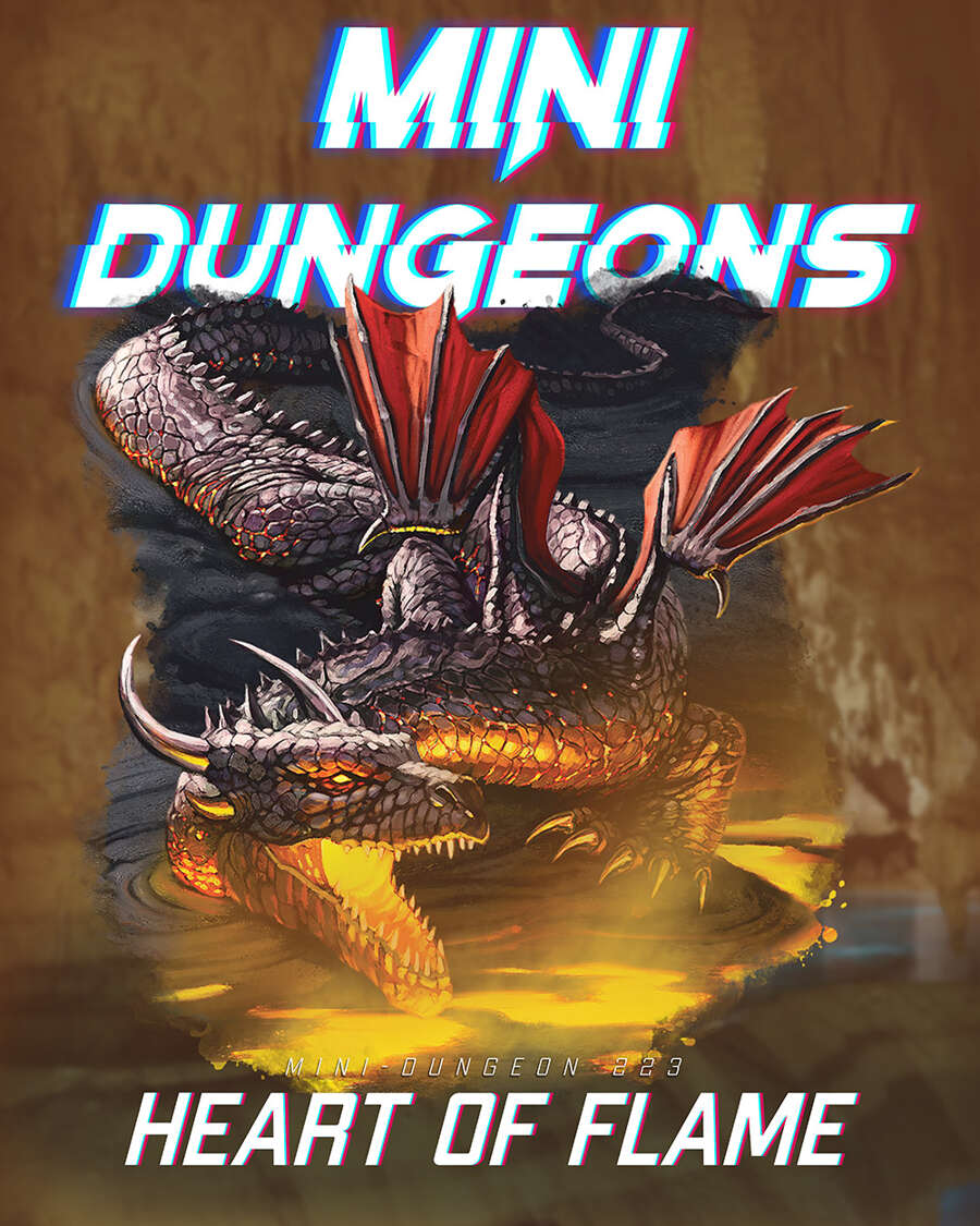 Mini-Dungeon #223: Heart of Flame - AAW Games | 5th Edition | 5E Mini ...