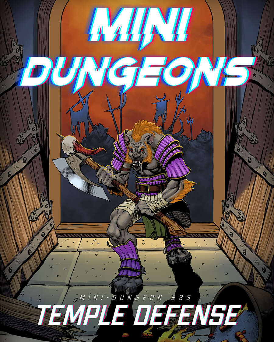 Mini-Dungeons #233: Temple Defense - AAW Games | 5th Edition | 5E Mini ...
