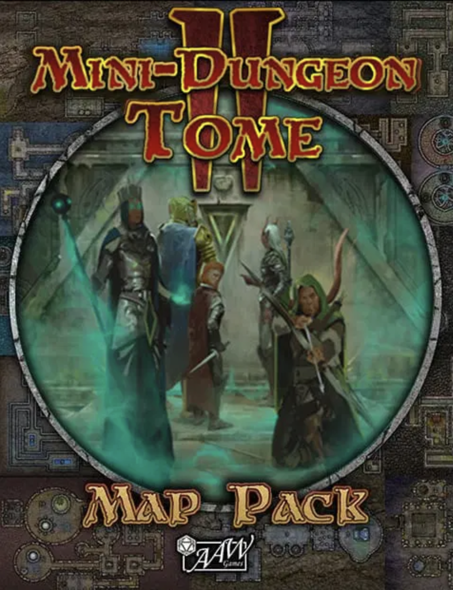 Mini-Dungeon Tome II Map Pack - AAW Games | Mini-Dungeons | DriveThruRPG