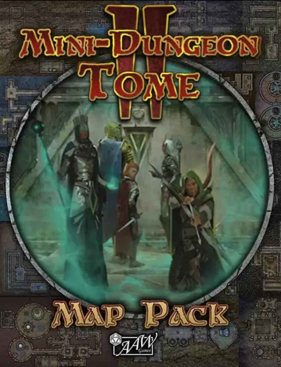 Mini-Dungeon Tome II Map Pack - AAW Games | Mini-Dungeons | DriveThruRPG