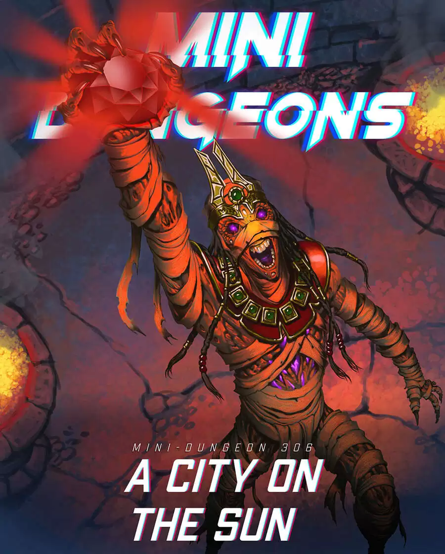 Mini-Dungeon #306 A City on the Sun - AAW Games | 5th Edition | 5E Mini ...