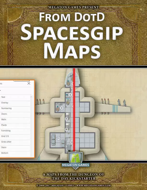 8 Spaceship maps PDF version - Megaton Games | RPG Maps | DriveThruRPG