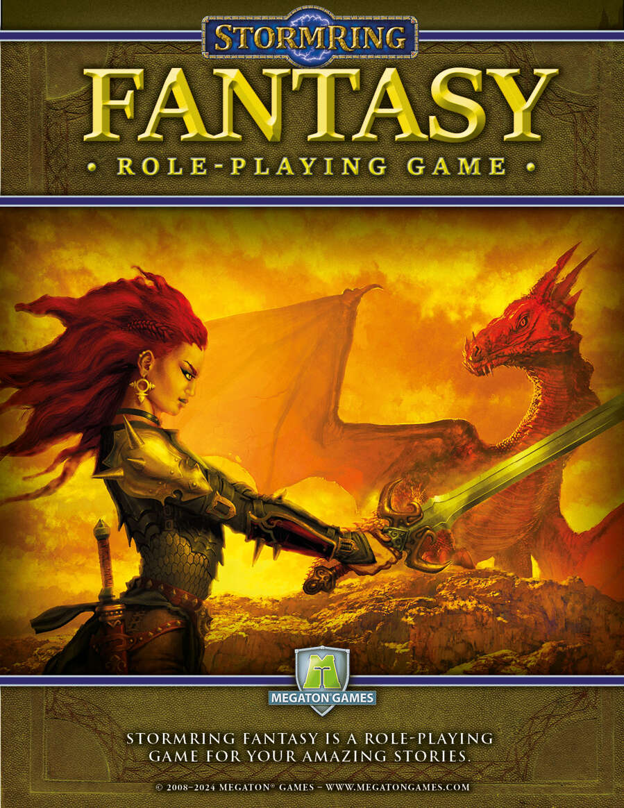 StormRing Fantasy Roleplay core rules - Megaton Games | QuestCore RPG ...