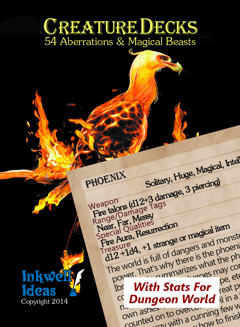 Creature Decks: Dungeon World RPG Aberrations & Magical Beasts ...