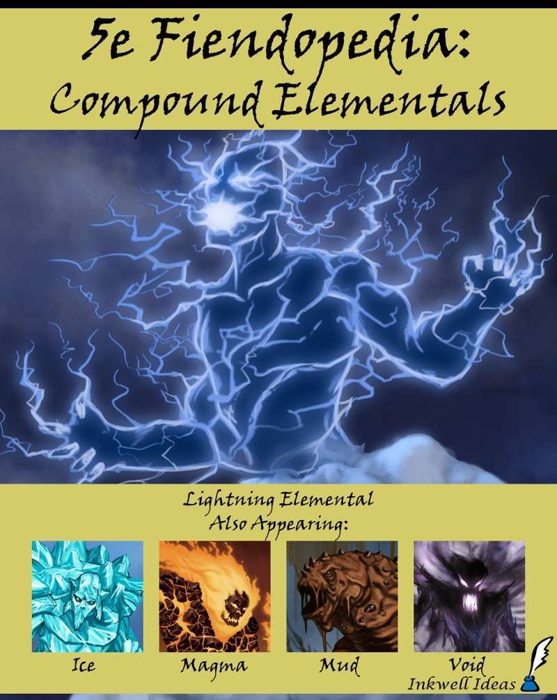 5e Fiendopedia: Compound Elementals - Inkwell Ideas | 5e Fiendopedia ...