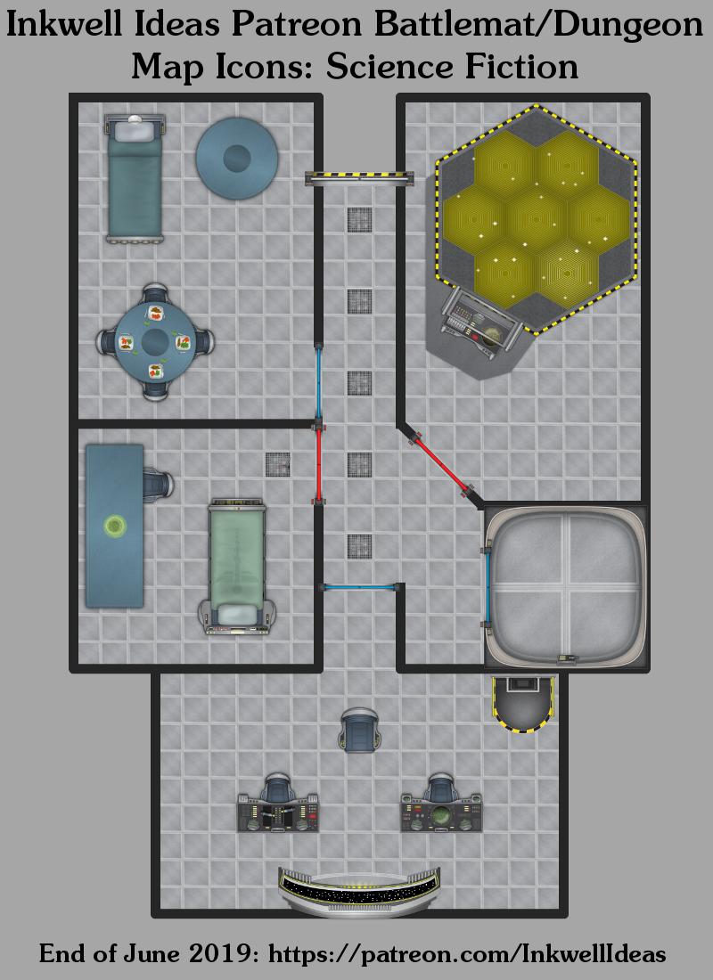 Dungeon/Battlemat Outer Space Map Icons (Any Editor) - Inkwell Ideas ...